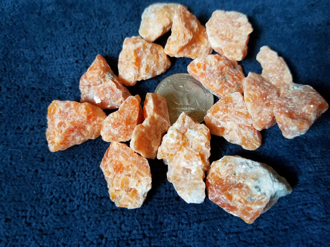 Brazilian Orange Calcite Raw – Enchanted Genie LLC