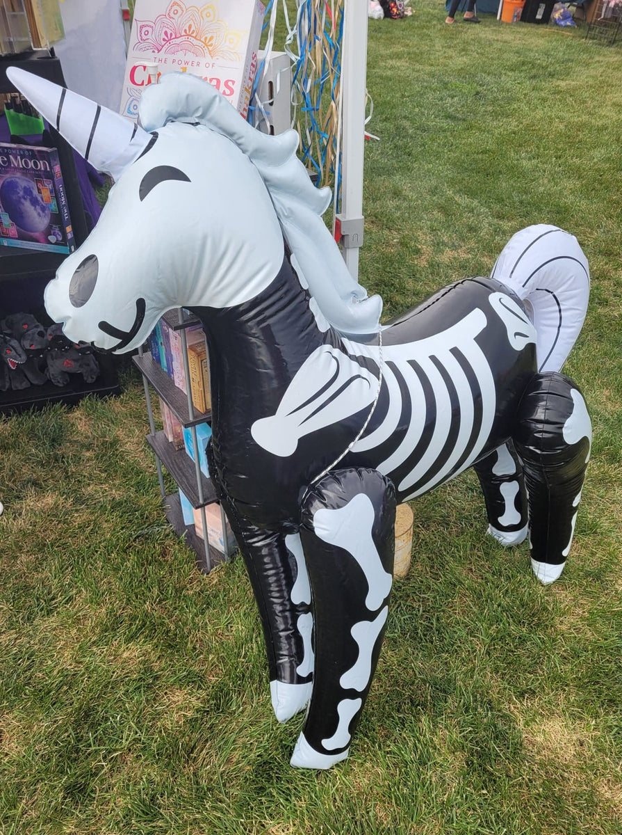 Large Unicorn Skeleton Inflatable – Enchanted Genie LLC