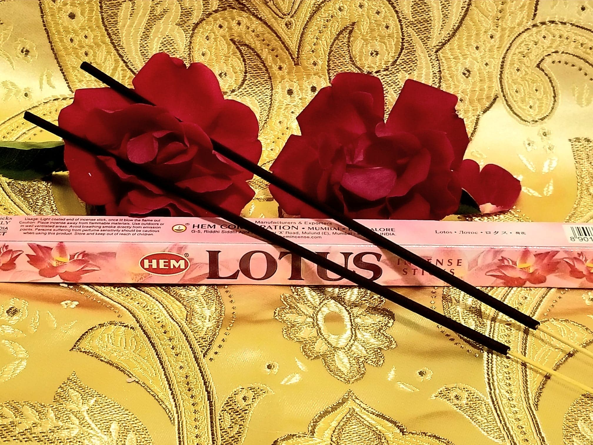 Hem Lotus Incense Sticks 8 gram (8 Pack) – Enchanted Genie LLC