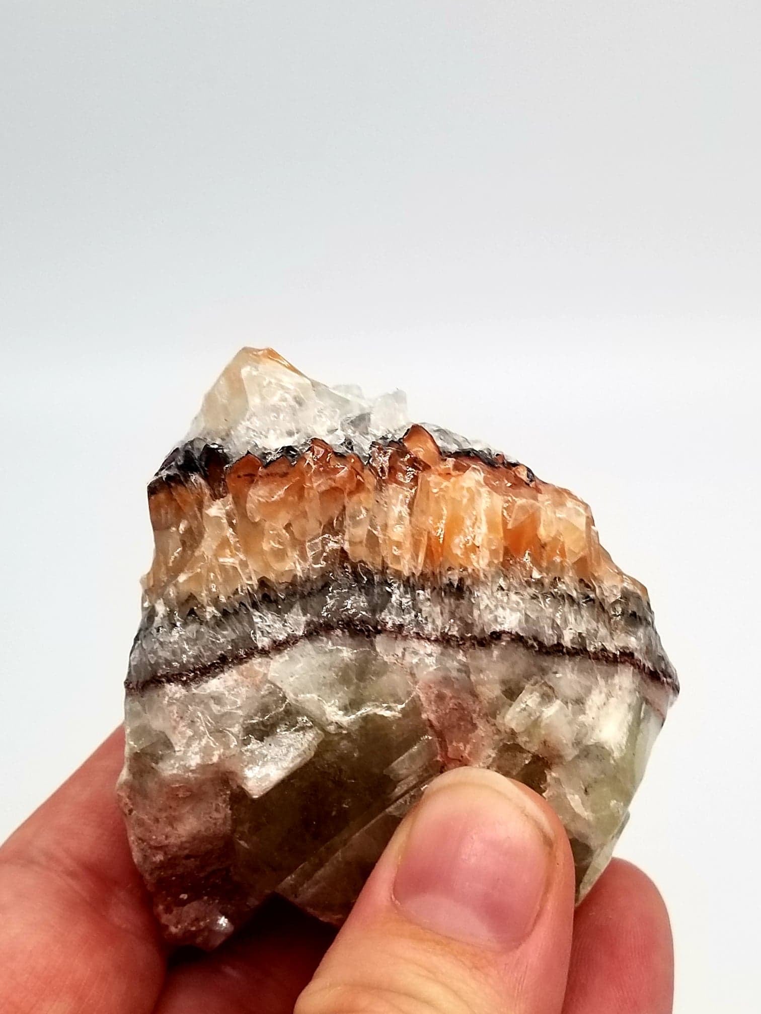 Tri-Colored Calcite Raw – Enchanted Genie LLC